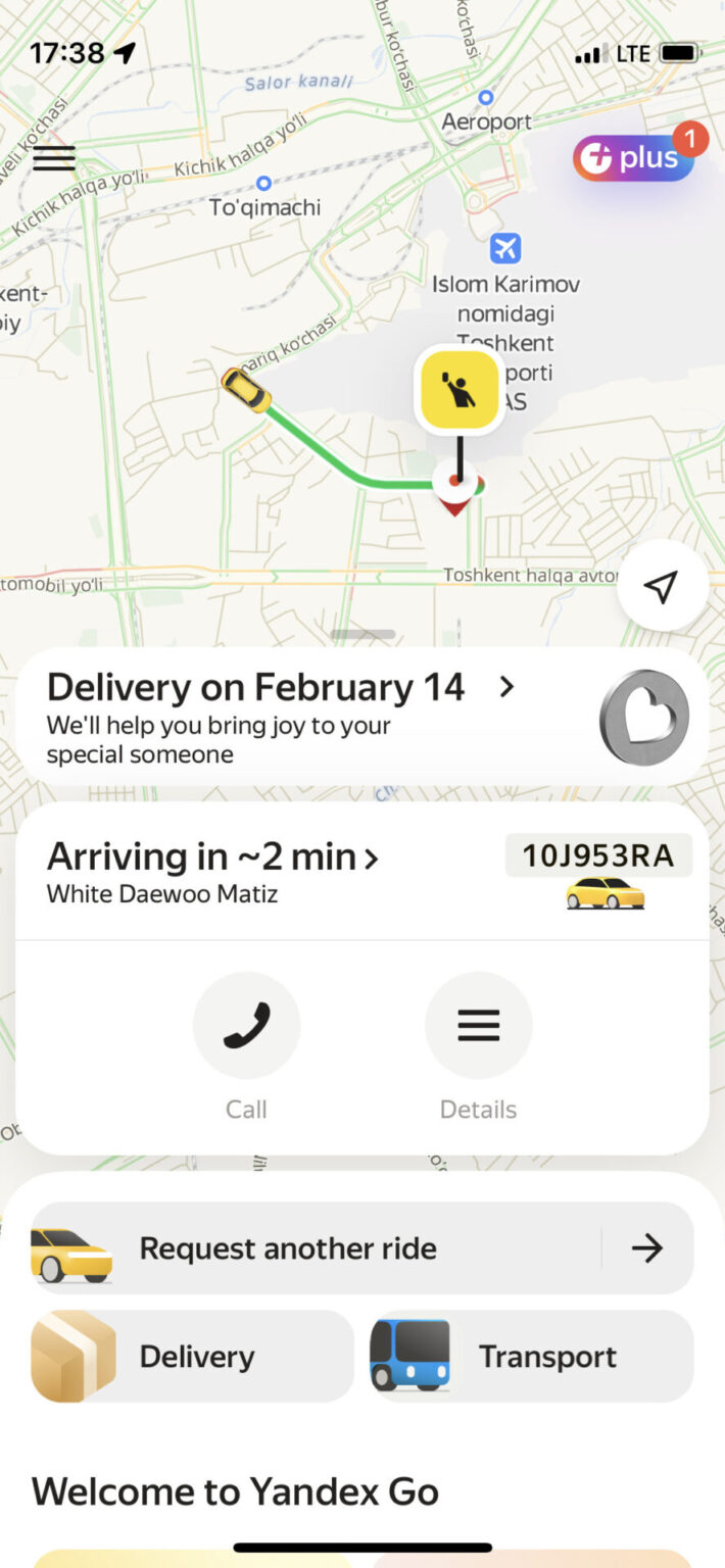 【ウズベキスタンで配車アプリ】Yandex Goで快適に街を移動しよう - たびたびTrip